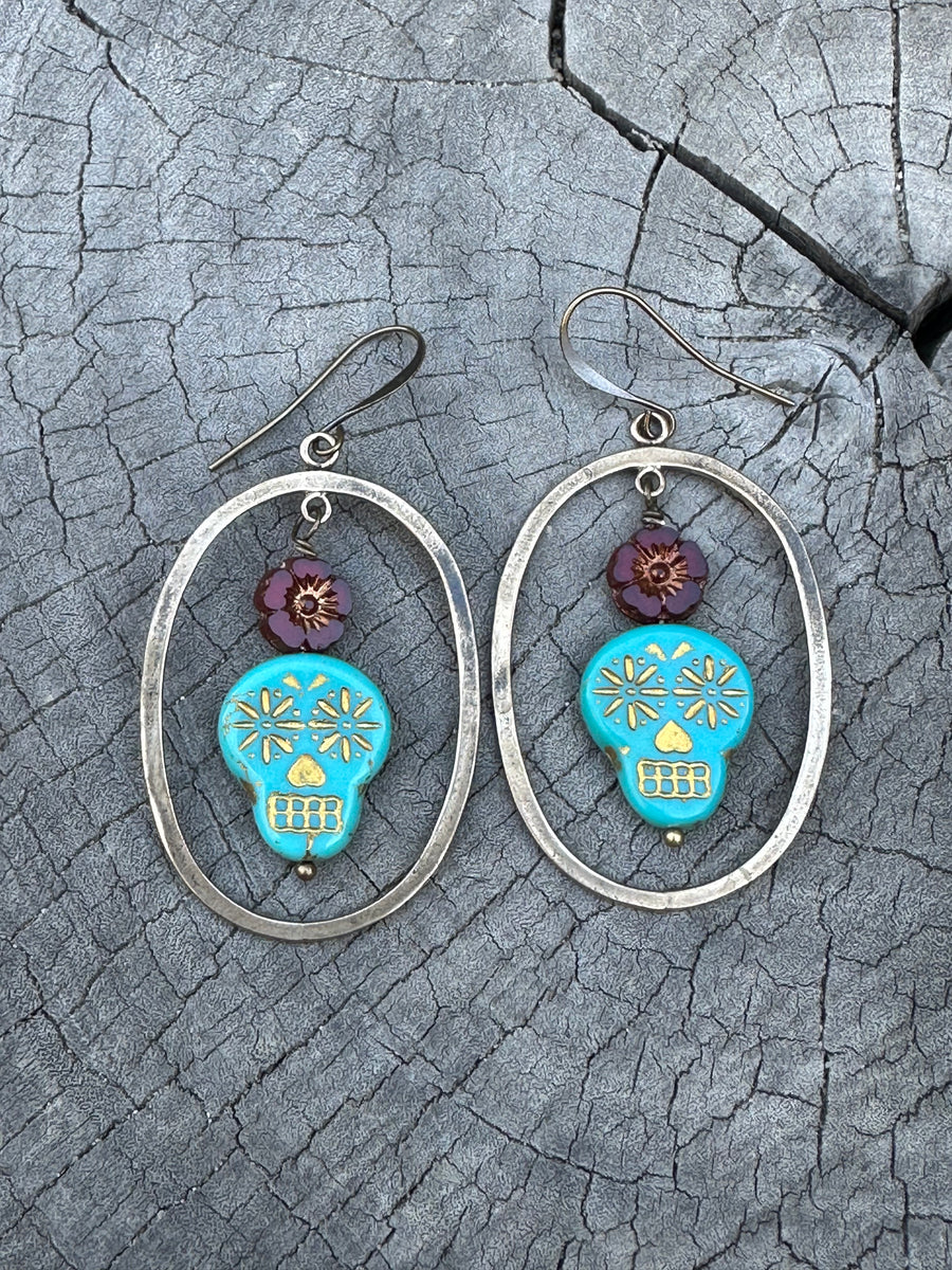 Calaca hoops – ChulaMaiz